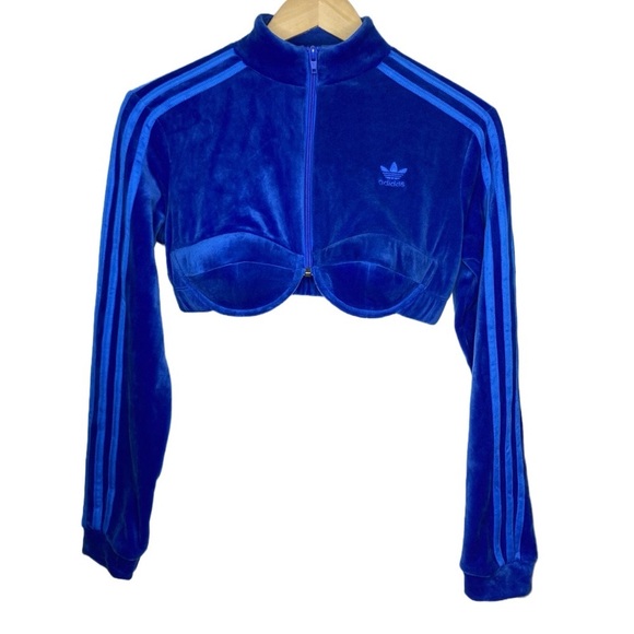 Jeremy Scott x Adidas | Sweaters | Adidas X Jeremy Scott Blue Velvor ...